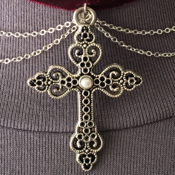 Hand Crafted | Jewelry | Gothic Silver Renaissance Cross Handmade ...